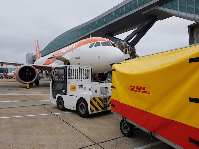 easyJet partnership with DHL expands even further