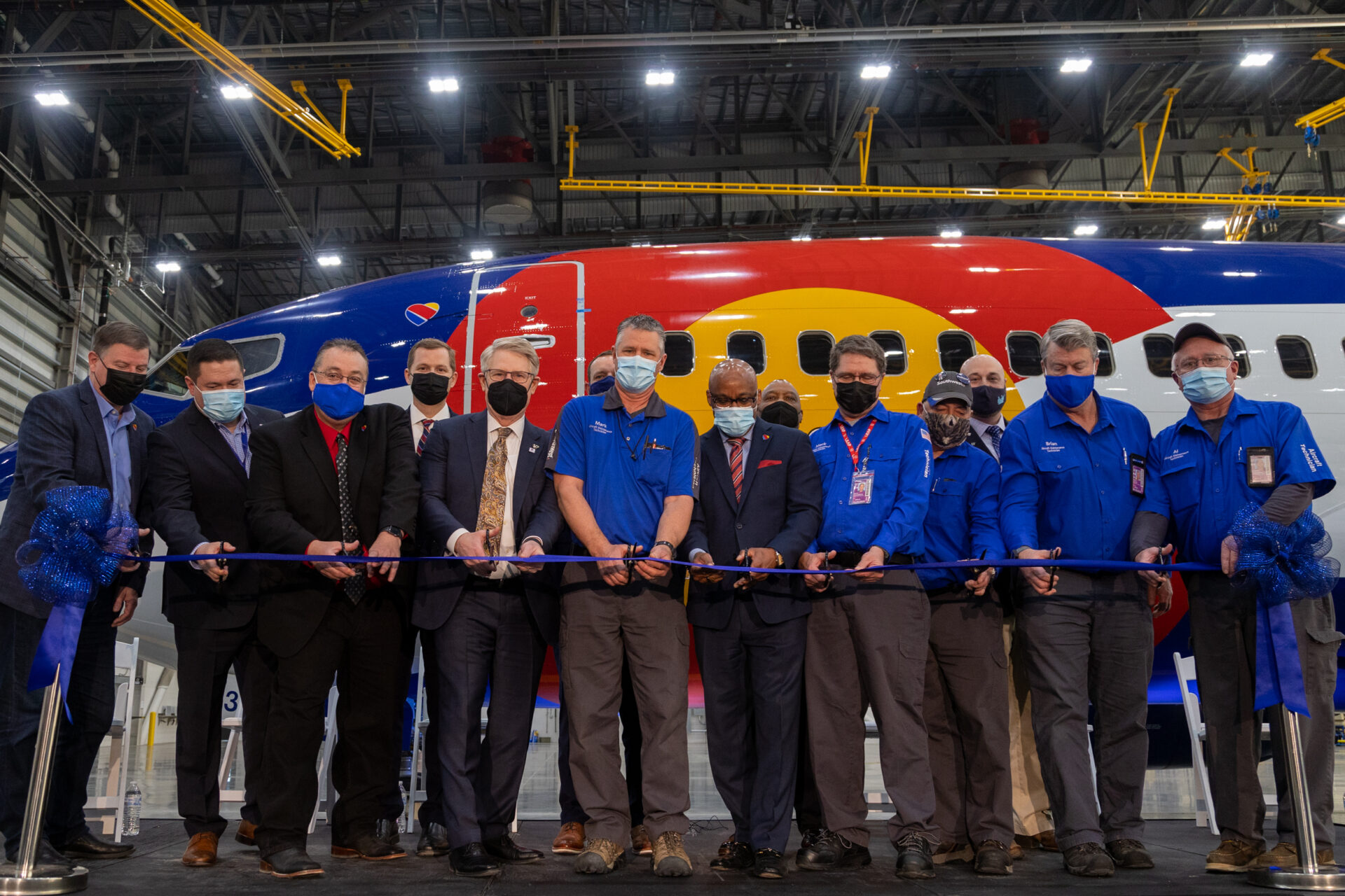 “A critical investment”: Southwest Airlines opens maintenance hangar at ...