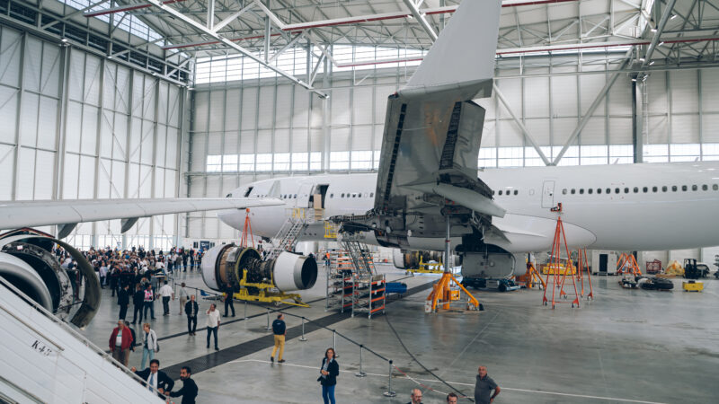 IN PICTURES: Launching Vallair’s MRO and cargo conversion hangar in ...