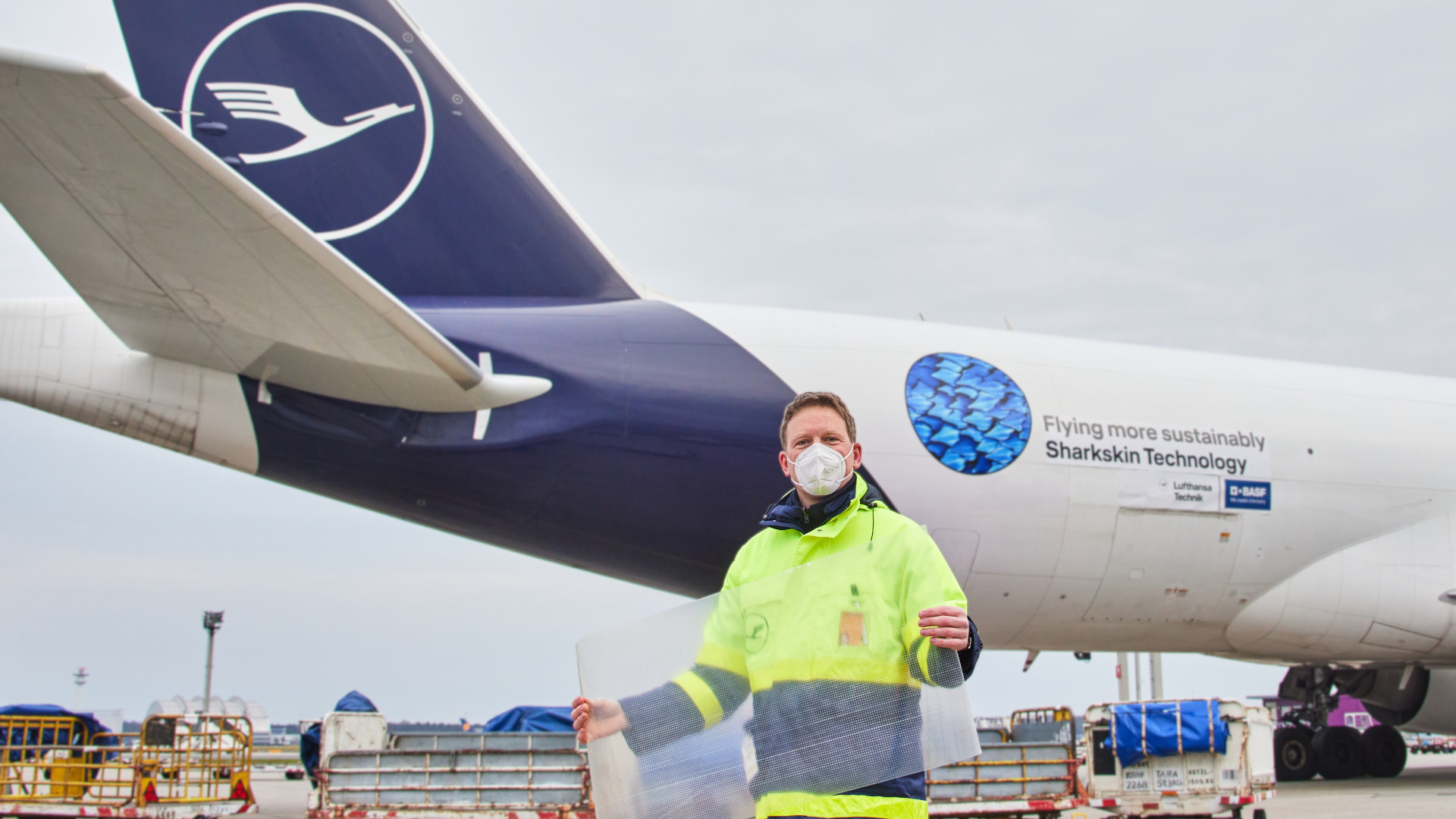 Lufthansa Technik and BASF’s fuel-saving AeroSHARK technology certified ...