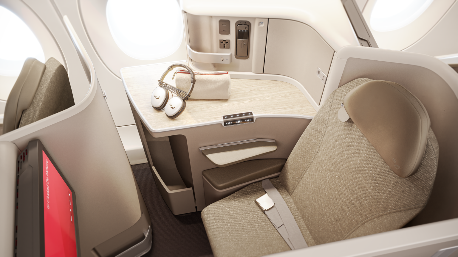 Recaro CL6720 Business Class seat with sliding doors takes flight on ...