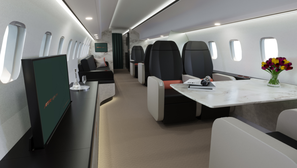 ATR launches 'HighLine' cabins - Aviation Business News