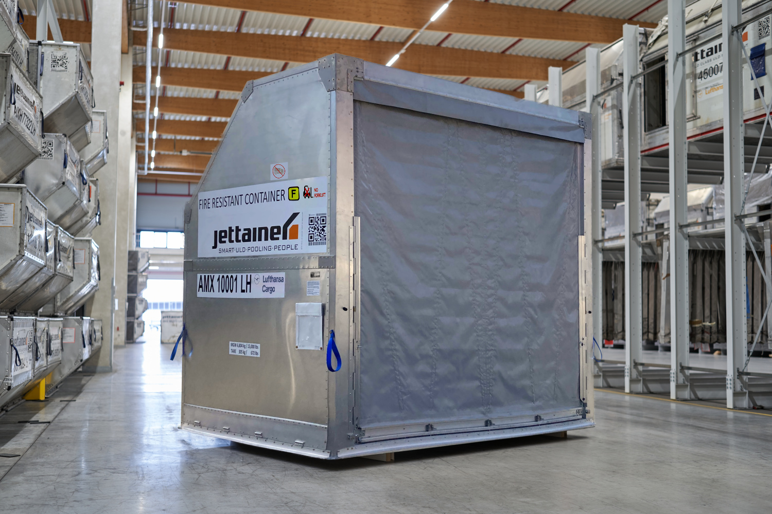 Jettainer Introduces Fireproof AMX ULD Containers For Lufthansa Cargo Jettainer Introduces Fireproof AMX ULD Containers For Lufthansa Cargo