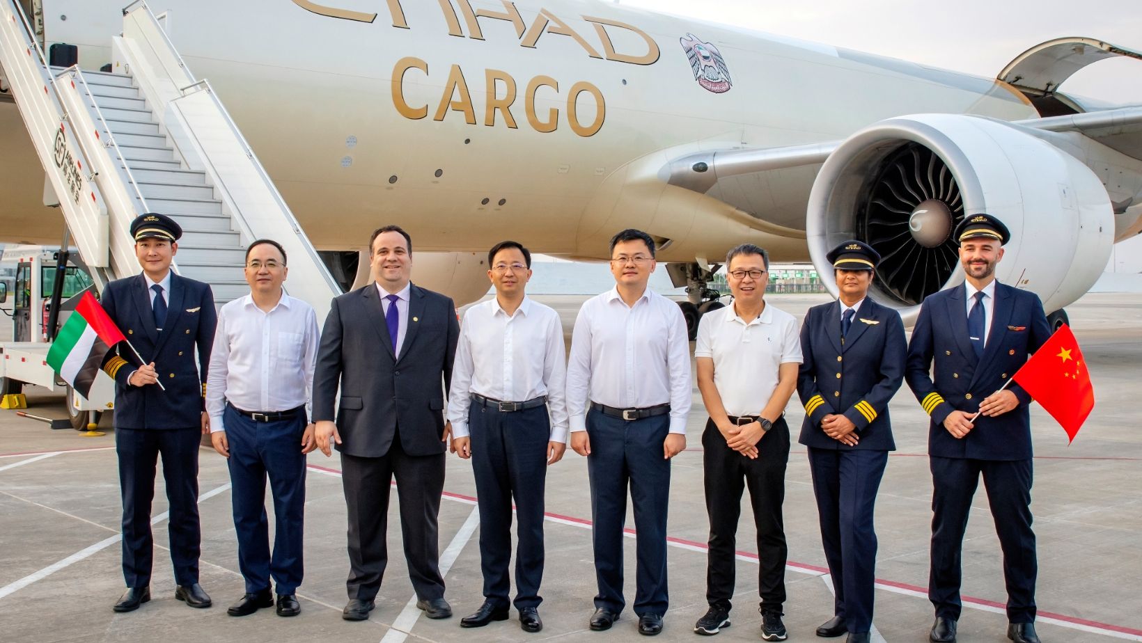 Etihad Cargo operates inaugural freighter flight to Ezhou